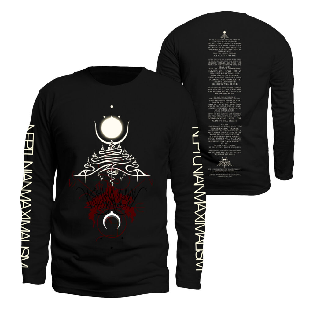 Neptunian Maximalism – Official NNMM Tour 2023 Long Sleeve – Metal Odyssey